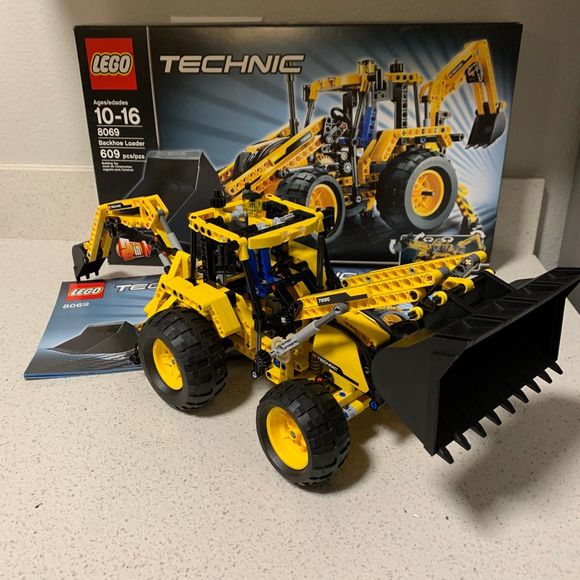 Lego | Toys | Lego Technic Backhoe Loader Set 869 Complete With Box And ...